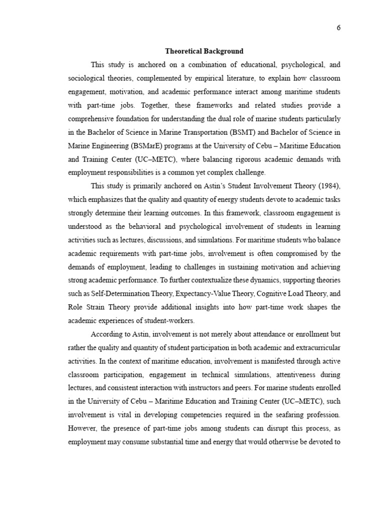 Theoretical Background and RRL | PDF | Motivation | Motivational