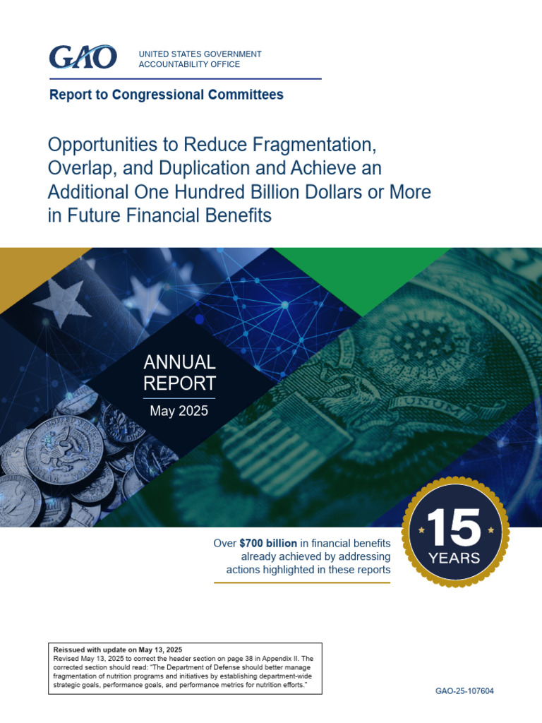 Gao Reports | PDF | Government Accountability Office | Individual ...