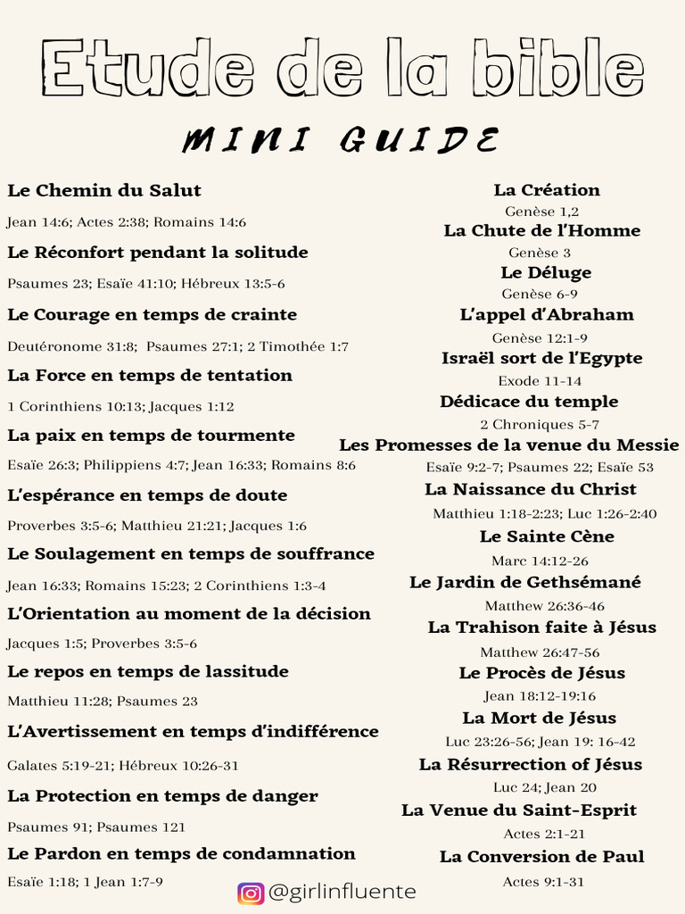 Guide biblique : Réconfort et Espérance | PDF | Littérature antique ...