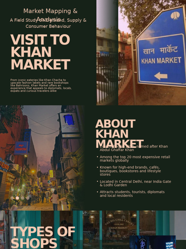 Visit To Khan Market | PDF | Restaurants | Coffeehouse