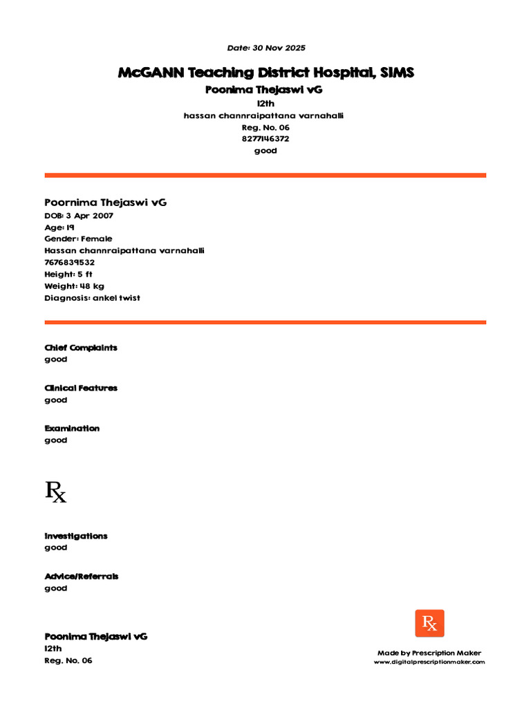 Prescription | PDF