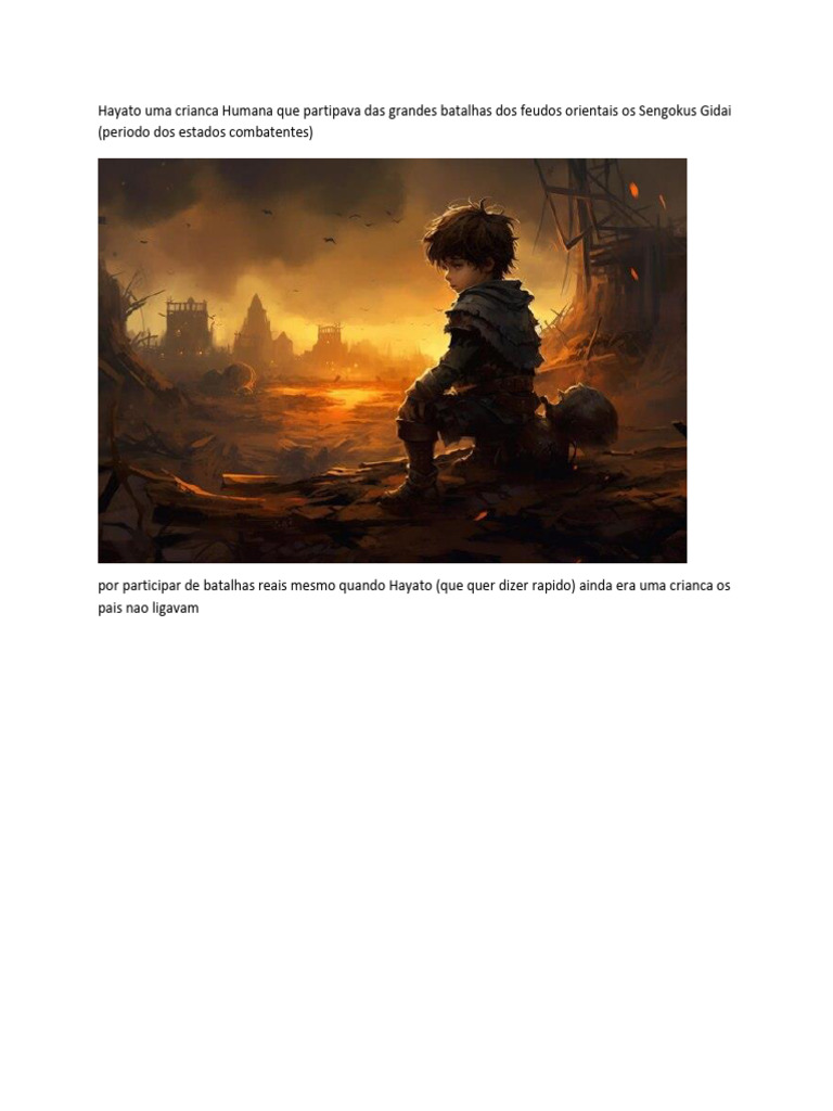 Lore d&d Hayato Takeshi | PDF | Samurai | Guerreiros japoneses