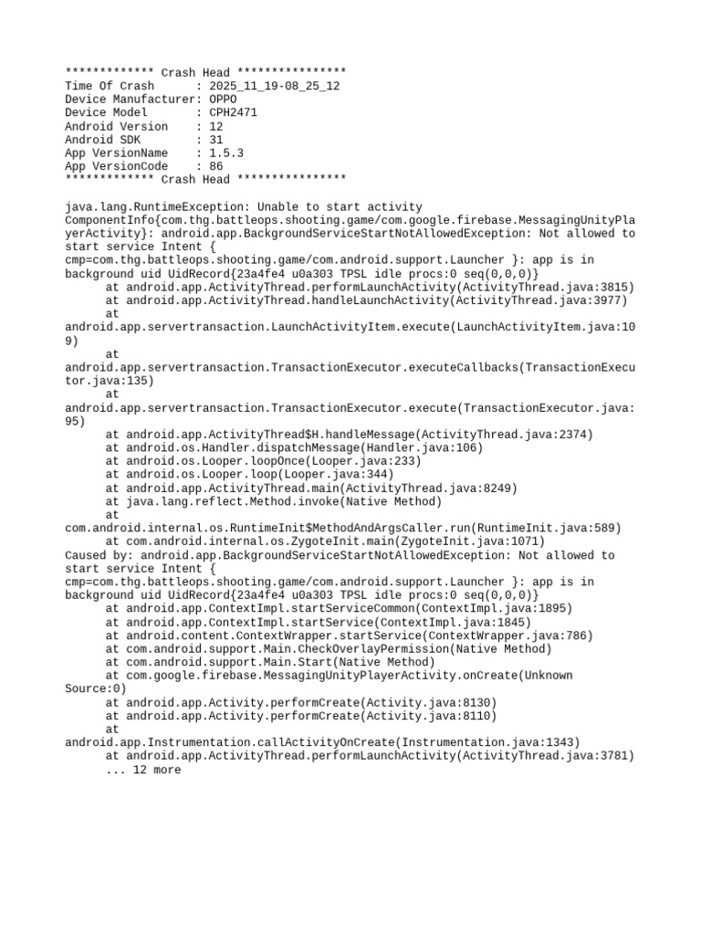 Mod Menu Crash 2025 11 19-08 25 12 | PDF | Java (Programming Language) | Android (Operating System)