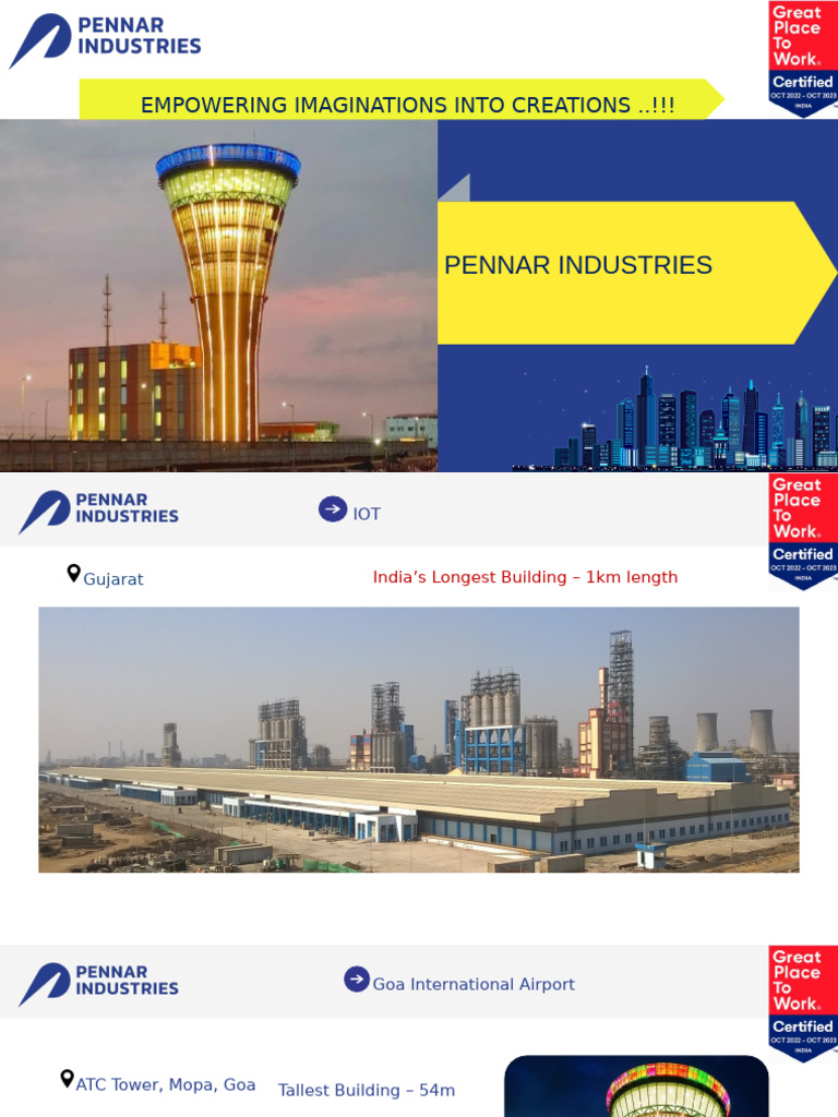 Pennar Industries Projects | PDF
