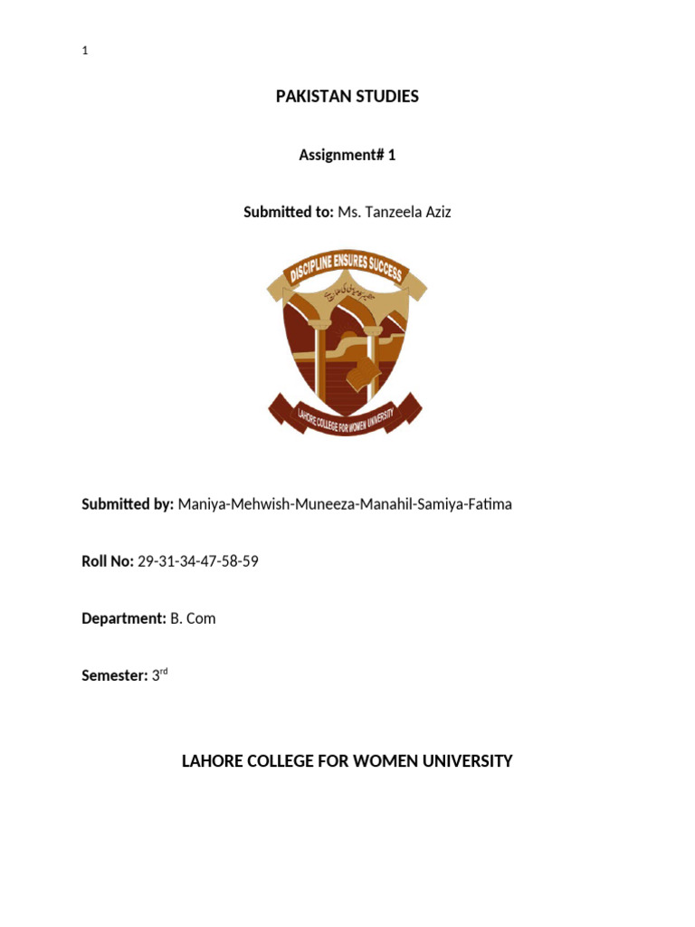 Pakistan Studies | PDF | Indus River | Pakistan