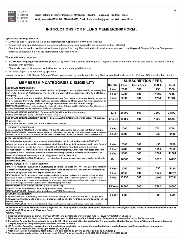 Membership FORM 6 Nov 24 FEB 25 | PDF