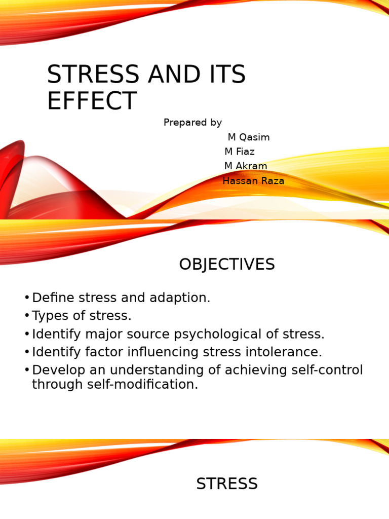 Stress and Its Effect | PDF | Stress (Biology) | Stress Management