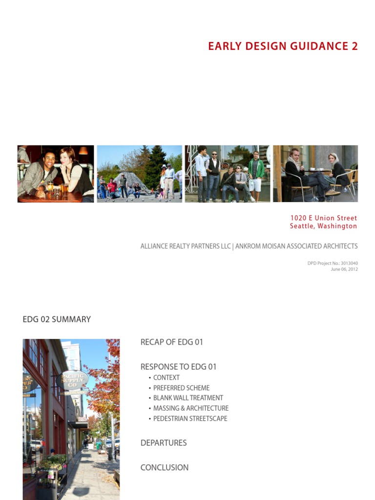 Seattle Early Design Guidance 2 Report | PDF | Seattle | Architectural ...