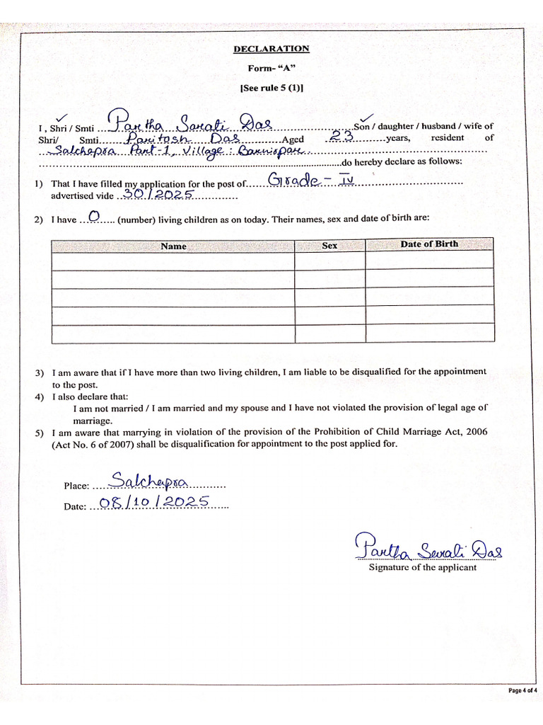 The Small Family Norms Declaration | PDF