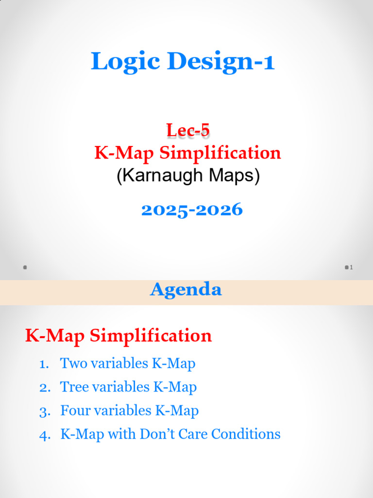 K Map Simplification | PDF