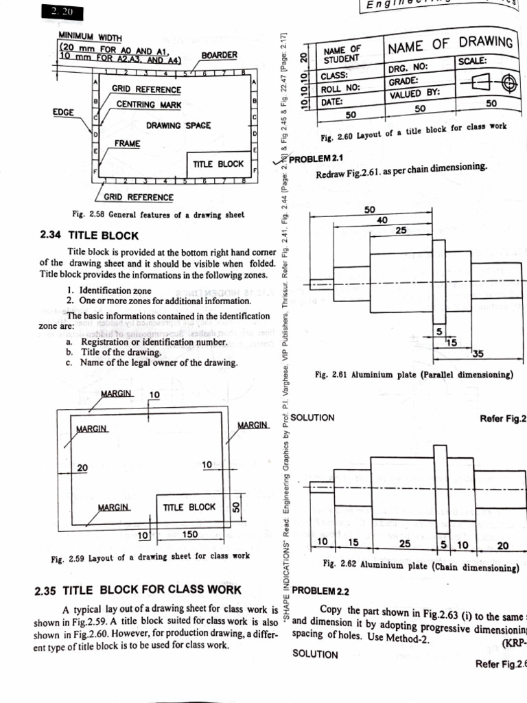 Title Block Layout for Drawing Sheets | PDF | Ellipse | Perpendicular