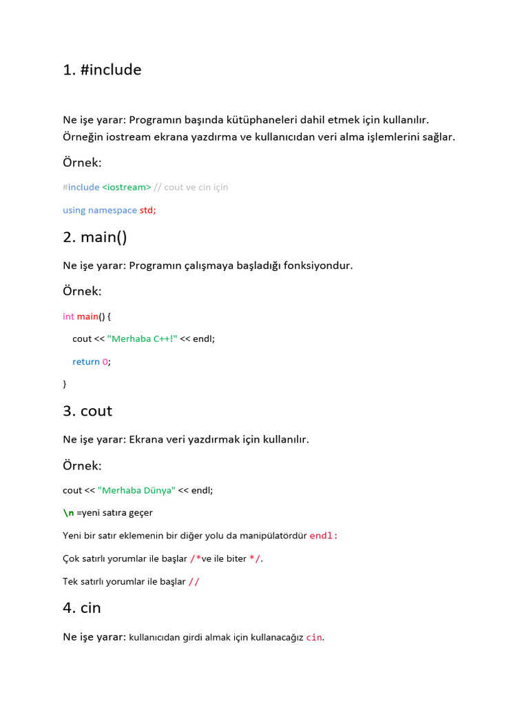 #Include: Örnek | PDF