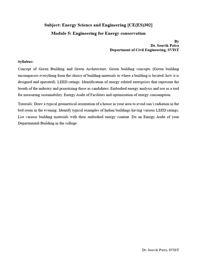 Energy Conservation Engineering Guide | PDF | Renewable Energy ...