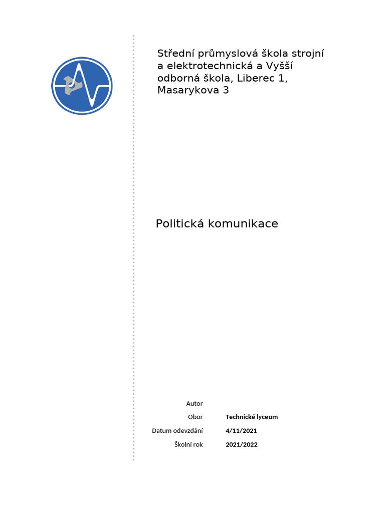 Politická Komunikace | PDF