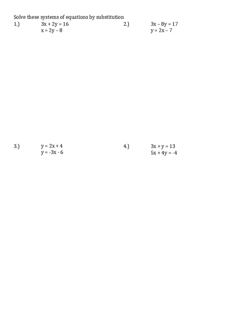 Solving Systems of Linear Equations HW#1 | PDF