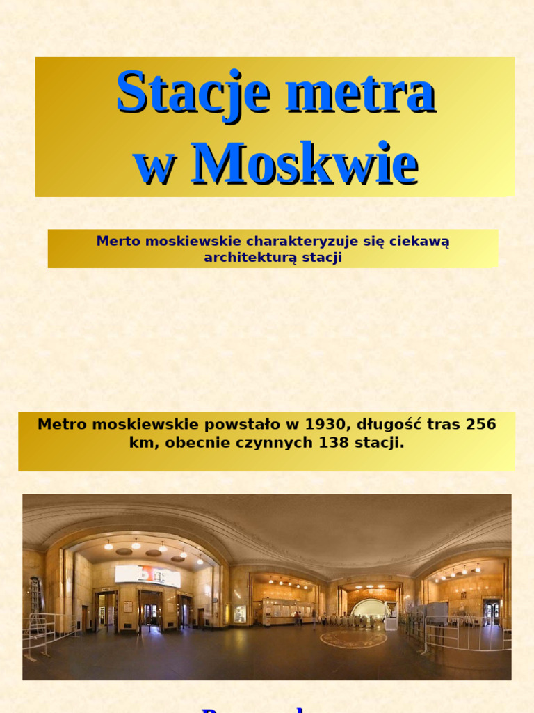 Metro Moskwa | PDF