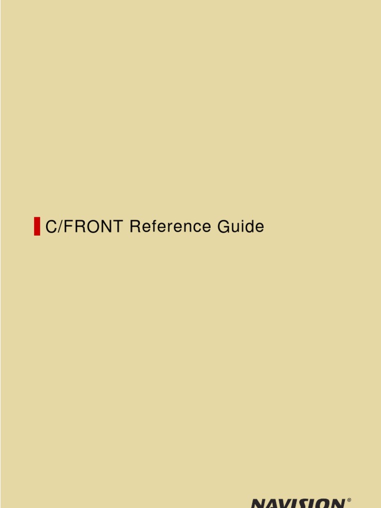 Navision CFRONT | PDF | Database Index | C (Programming Language)
