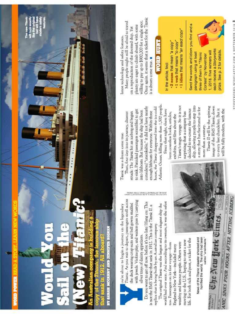 Titanic Text | PDF