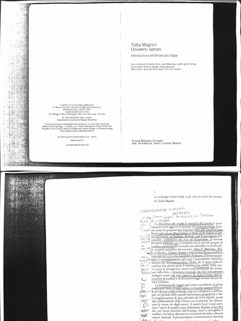 Magrini - Universi Sonori, Capitoli Scelti | PDF