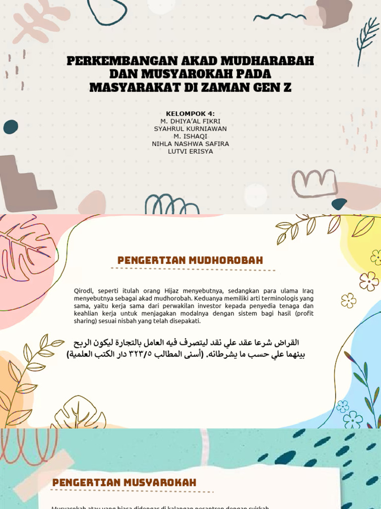 Osjur Mudhorobah&Musyarokah - PPTX 20251110 104819 0000 | PDF