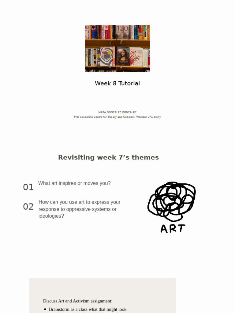 Week 8 Tutorial | PDF