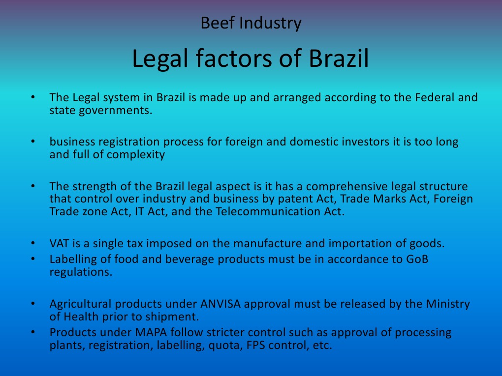 Legal and Environmental Factors in Brazil | PDF | Finance & Money ...