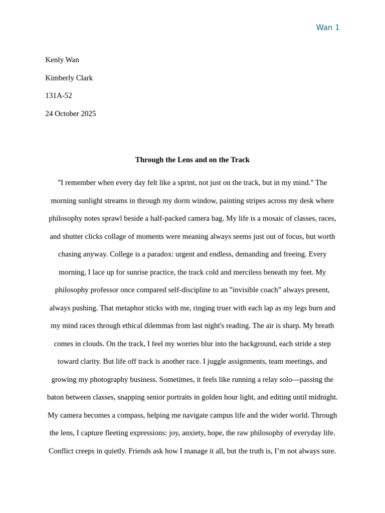 Memoir Rough Draft | PDF