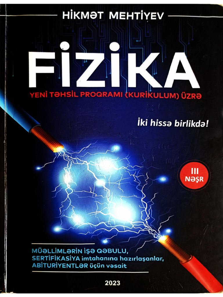 Hikmət Mehtiyev 2023 FİZİKA | PDF