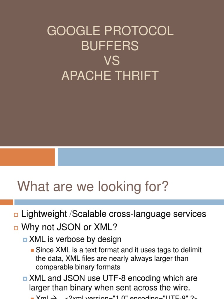 Thrift Protobuf | PDF | Xml | Computer Engineering