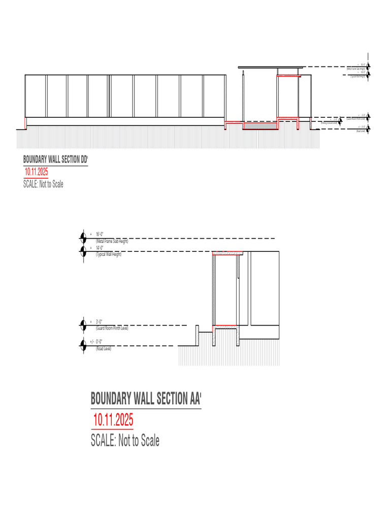 Section Aa' & Section DD' | PDF
