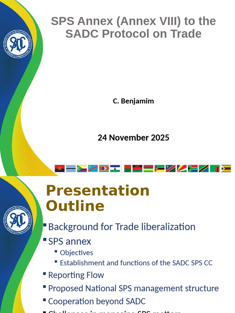SPS Annex VIII To SADC Trade Protocol - CB | PDF | World Trade Organization