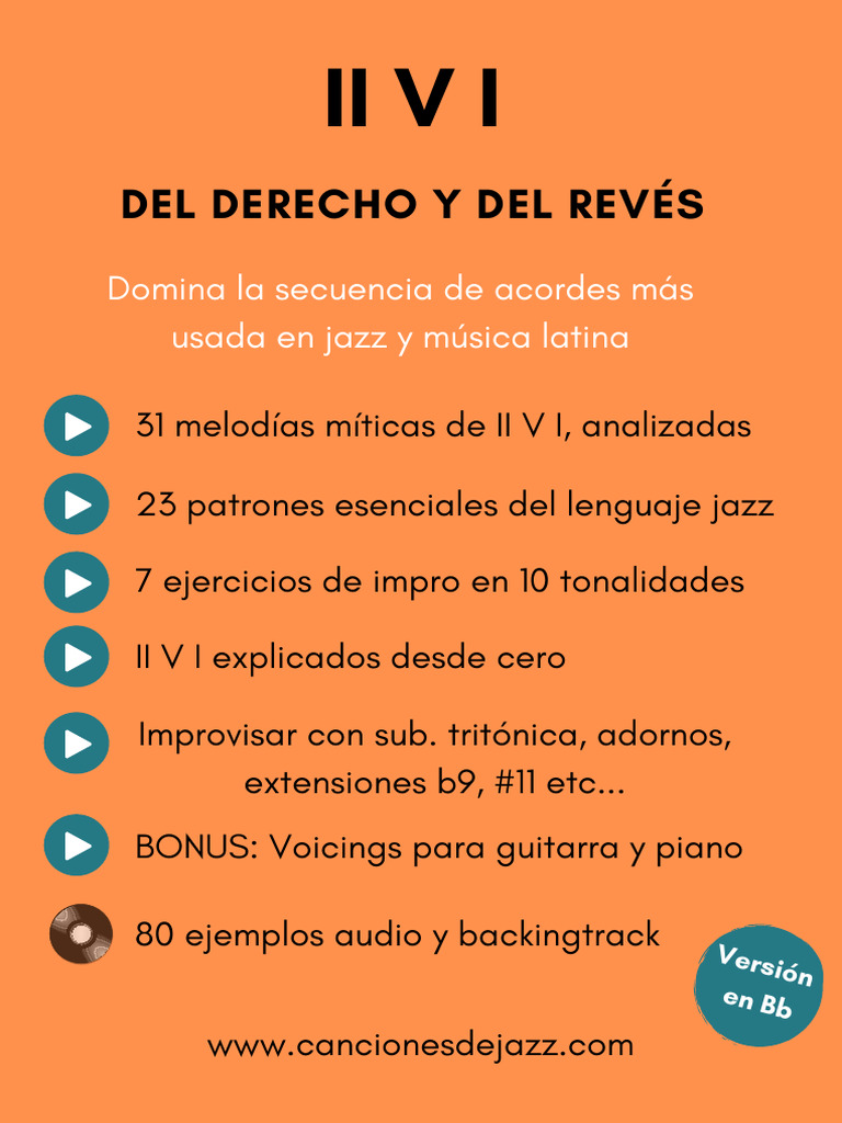 Domina el II V I en Jazz y Bossa Nova | PDF | Acorde (Música) | Escala ...