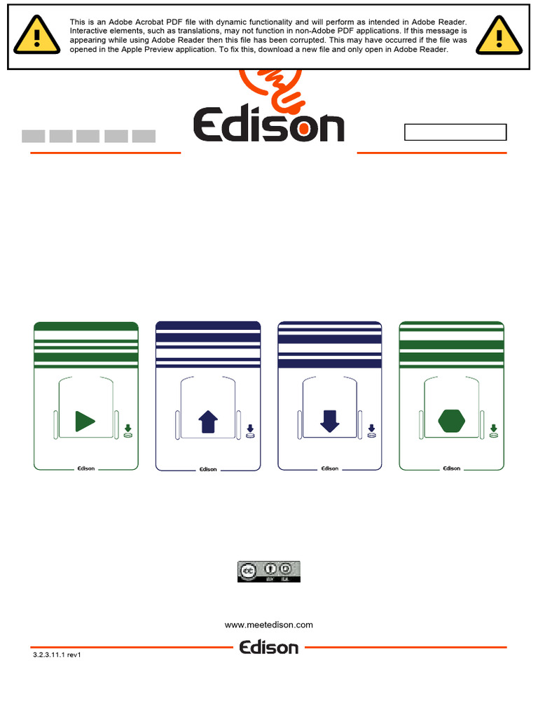 Introduction au codage avec Edison V3 | PDF