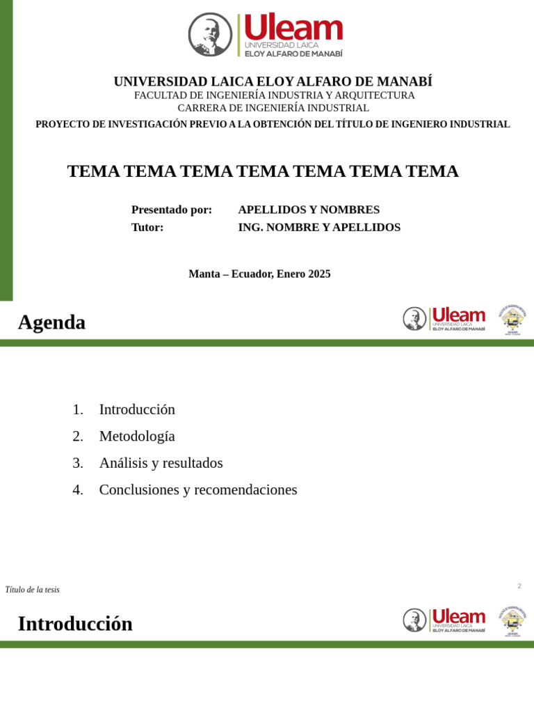 Plantilla Titulación | PDF