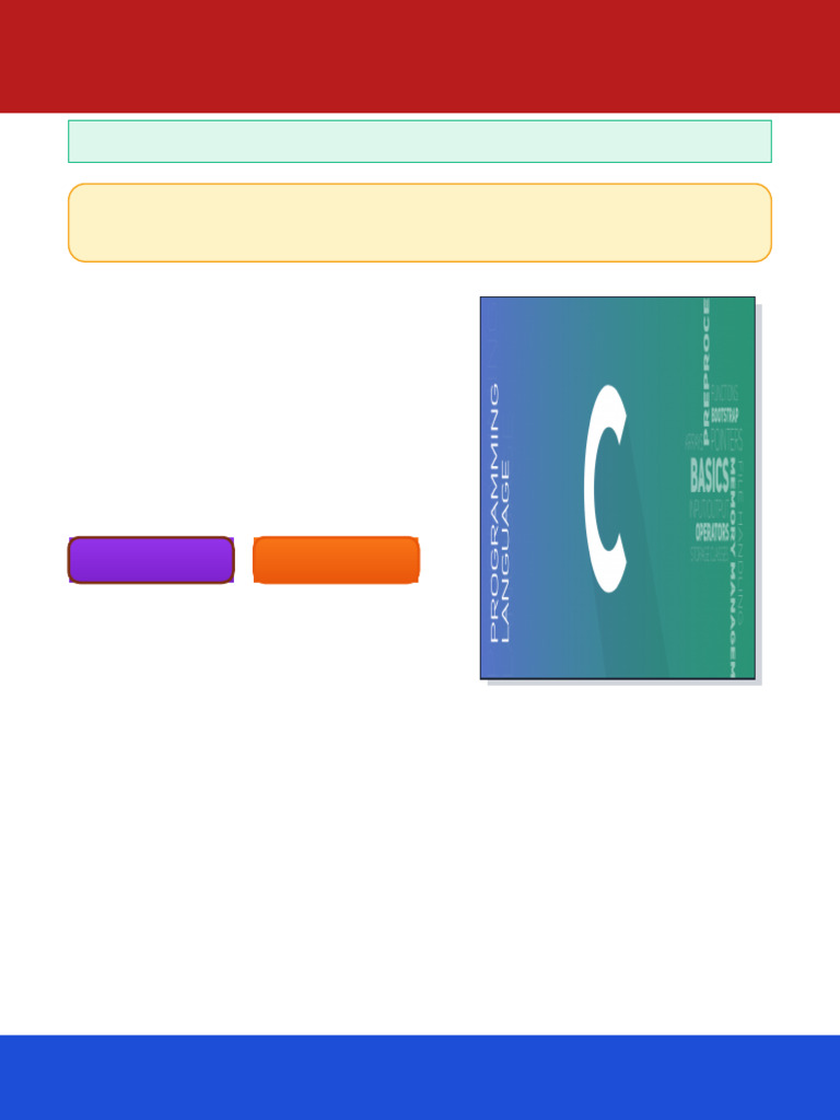 Introduction to Programming with C 1st Edition Nhce ebook formatted ...