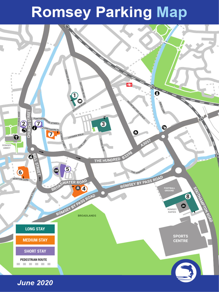 Romsey Parking Map October 2020 | PDF | Parking | Parking Lot
