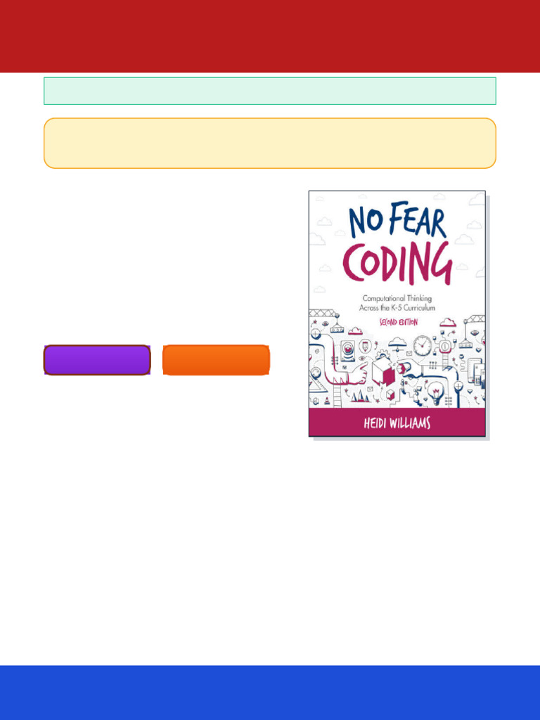 No Fear Coding 2nd Edition Heidi Williams ebook learning edition | PDF