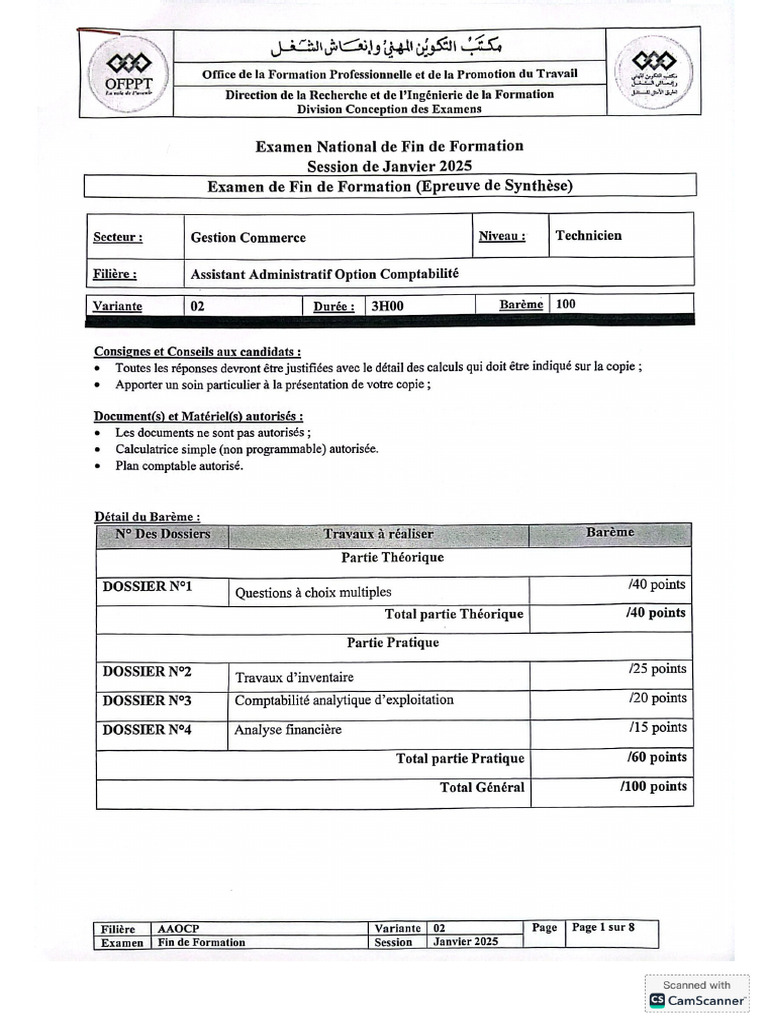 Ilide - Info Eff Janvier 2025 Aaocp v2 PR | PDF