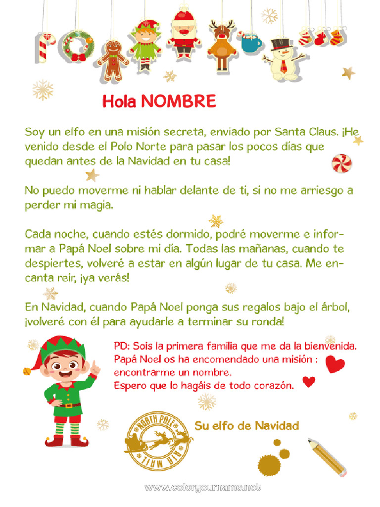 Nombre Primera Carta de Llegada de Un Bromista Solo Sur | PDF