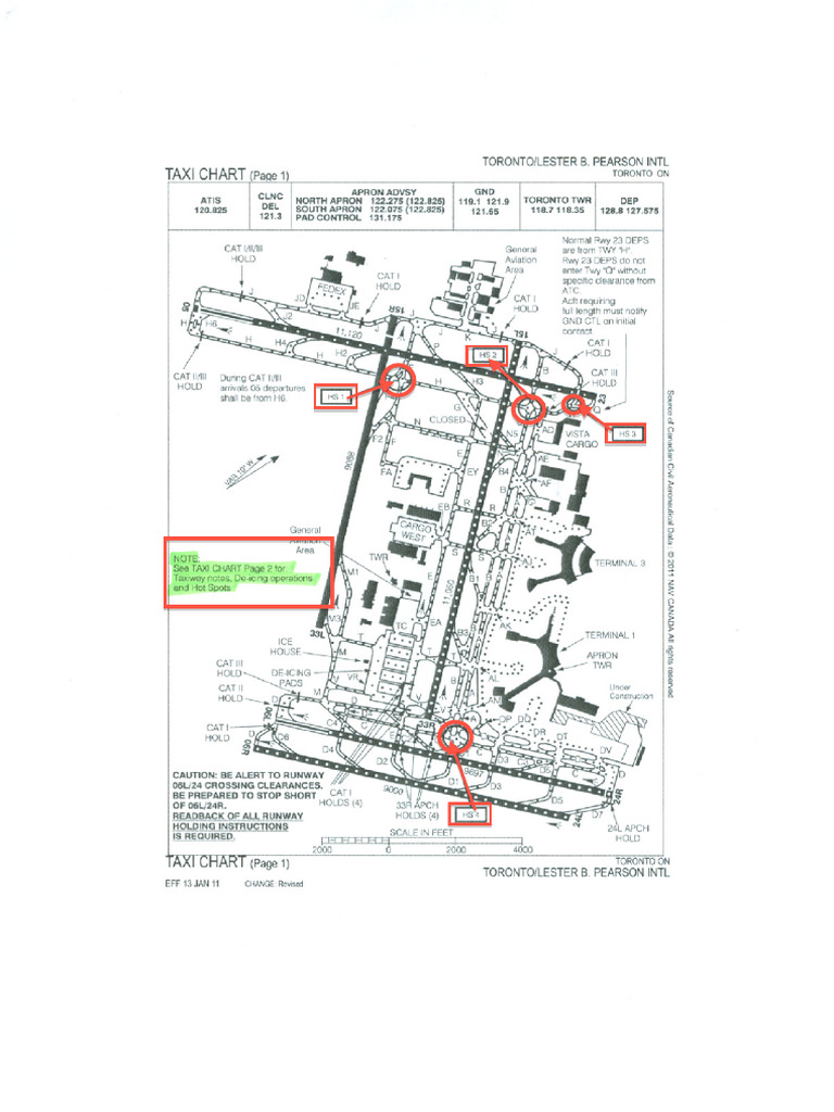 Toronto Taxi Chart Page 1 | PDF