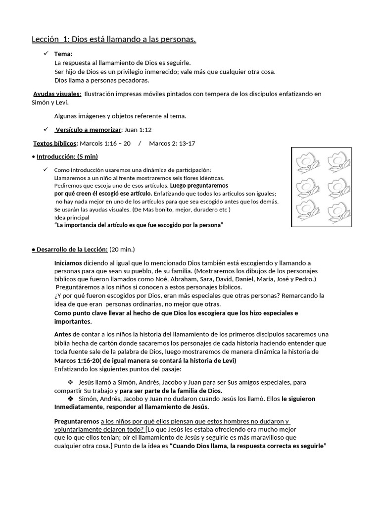 Lección 1 | PDF | Jesús | Textos Religiosos