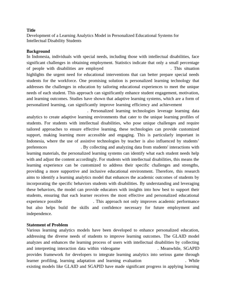 Research Plan LPDP | PDF | Analytics | Learning