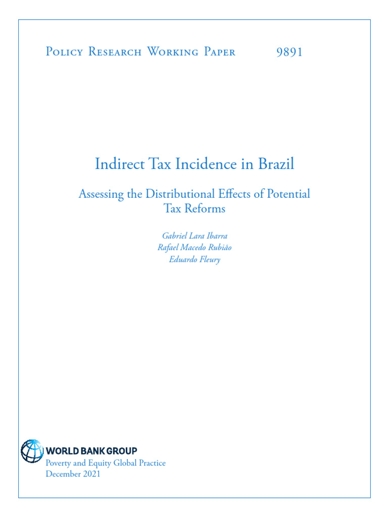 Brazil's Indirect Tax Incidence Analysis | PDF | Taxes | Indirect Tax