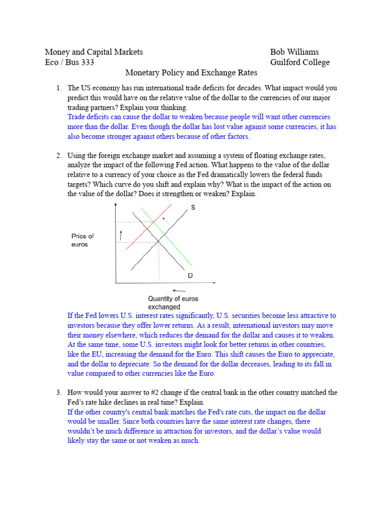 333 Monetary Policy Foreign Exchange Homework | PDF | Renminbi ...