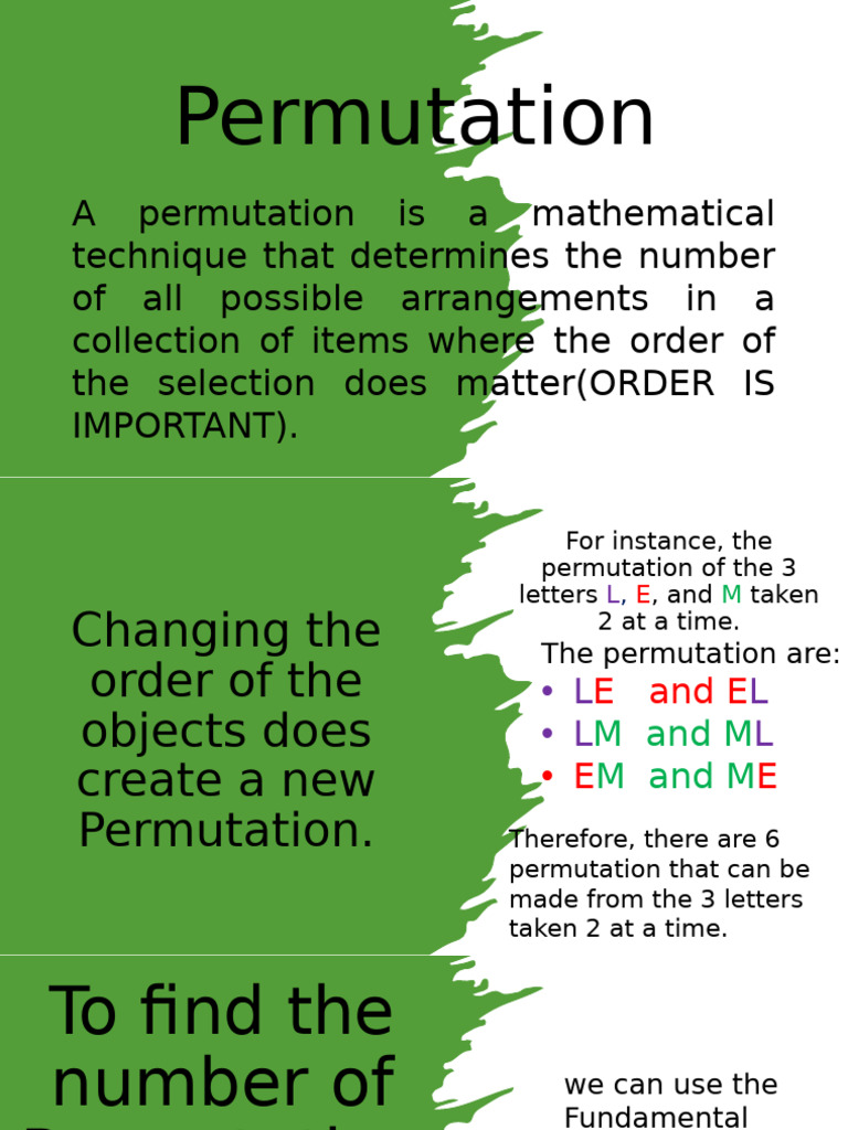 Understanding Permutations in Math | PDF | Permutation | Mathematics