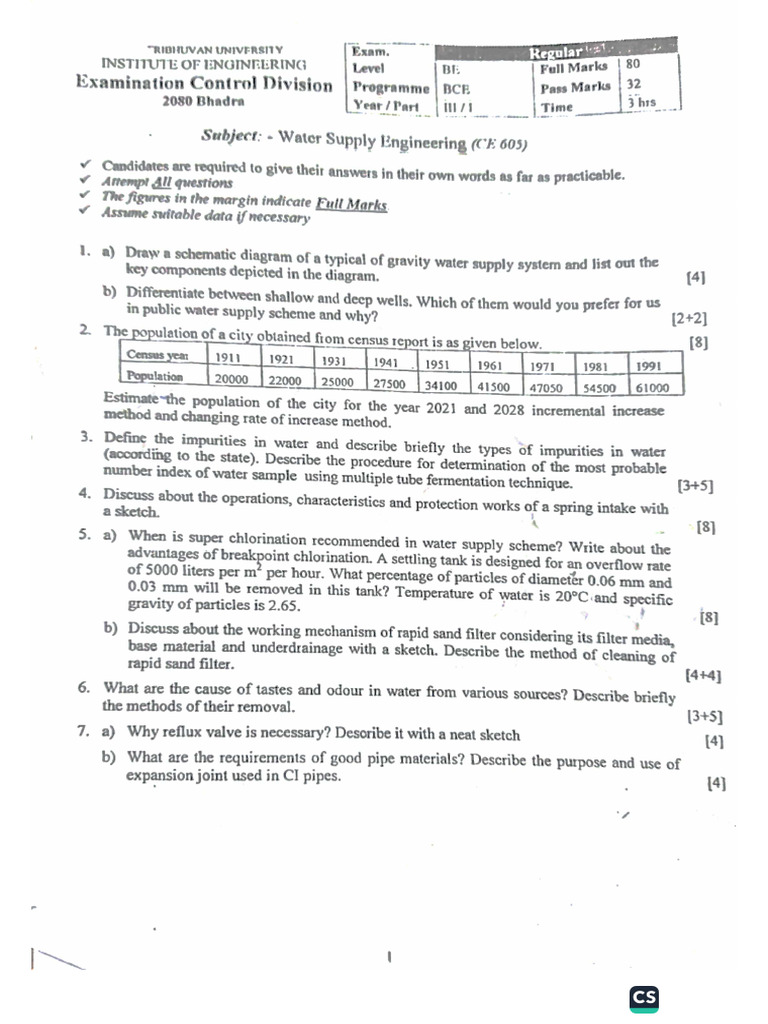 Past Questions | PDF
