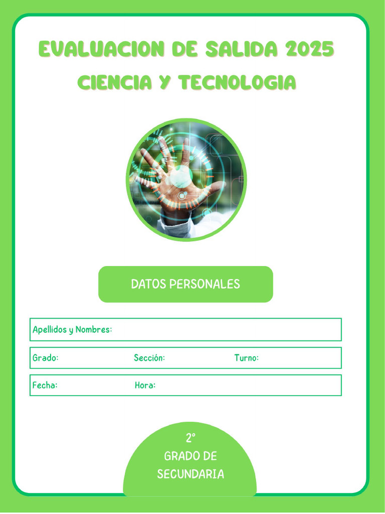 Evaluación Diagnóstica de Ciencia 2do Grado | PDF | Biología Celular ...
