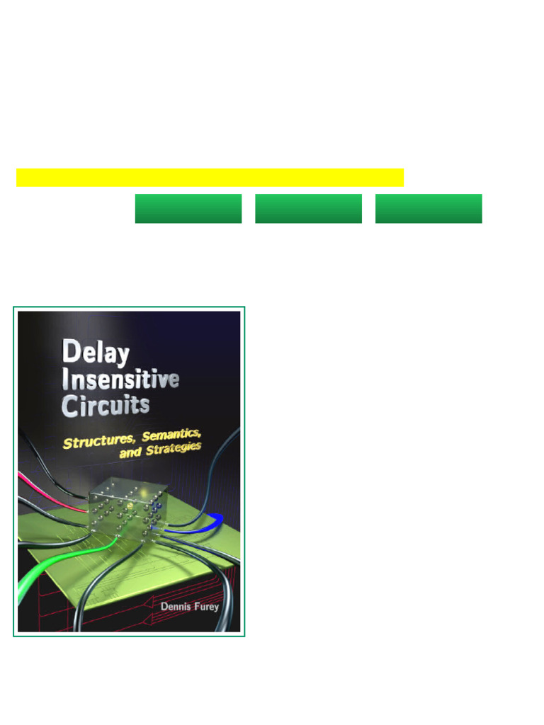 (Ebook) Delay Insensitive Circuits -- Structures, Semantics, and ...