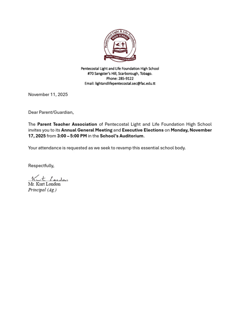 PTA Elections | PDF