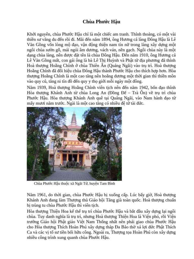 Chua Phuoc Hau QG | PDF